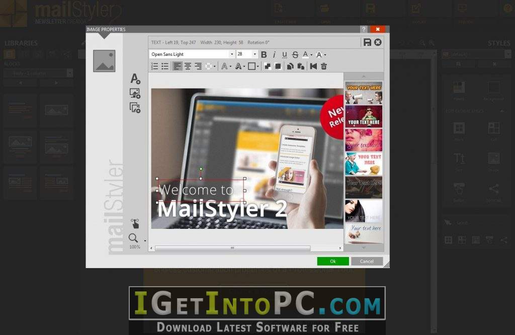 MailStyler Newsletter Creator Pro 2.3.0.100 Free Download MailStyler Newsletter Creator Pro 2.3.0.100 Free Download